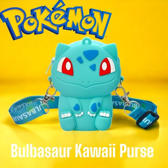 Pokemon | Accessories | New Pokemon Bulbasaur Kawaii Crossbody Purse ...